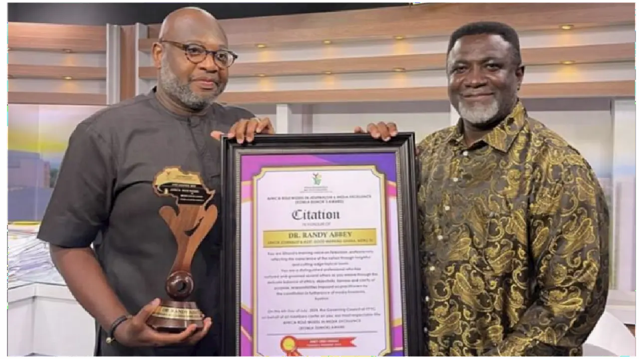 Dr. Randy Abbey Receives Top African Role Model in Journalism & Media ...