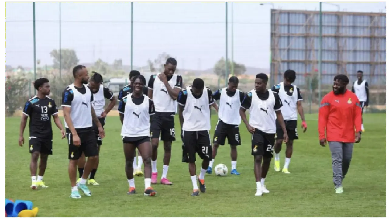Ghana Black Stars Officially Start Training Ahead of Matches Against ...