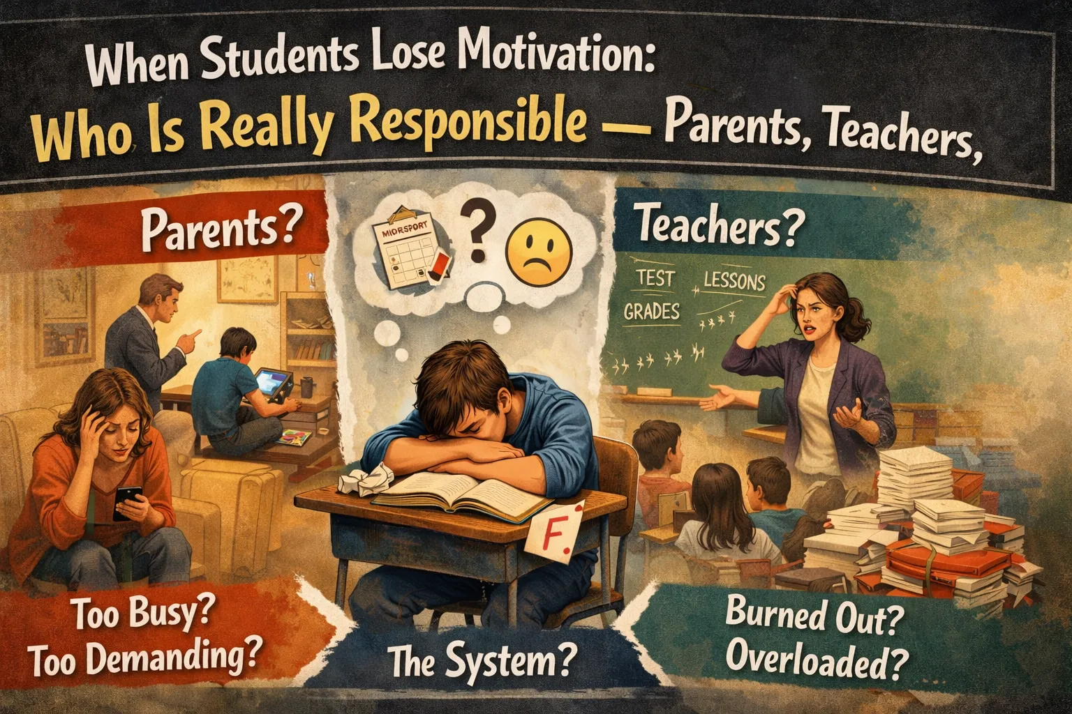 When Students Lose Motivation for Learning: Who is Really Responsible ...
