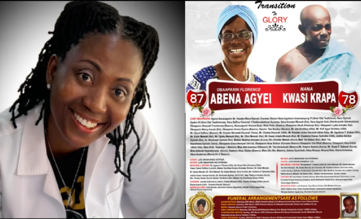 Dr. Susan Oforiwaa Koduah Mourns And Lays To Rest Two Pillars In Her ...