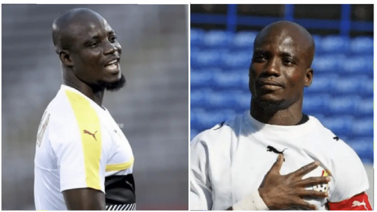 Stephen Appiah at 2006 and 2010 World Cup as captain of Ghana Black ...