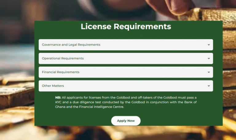 How to Apply for a GoldBod License Online in Ghana – GH EDUCATE