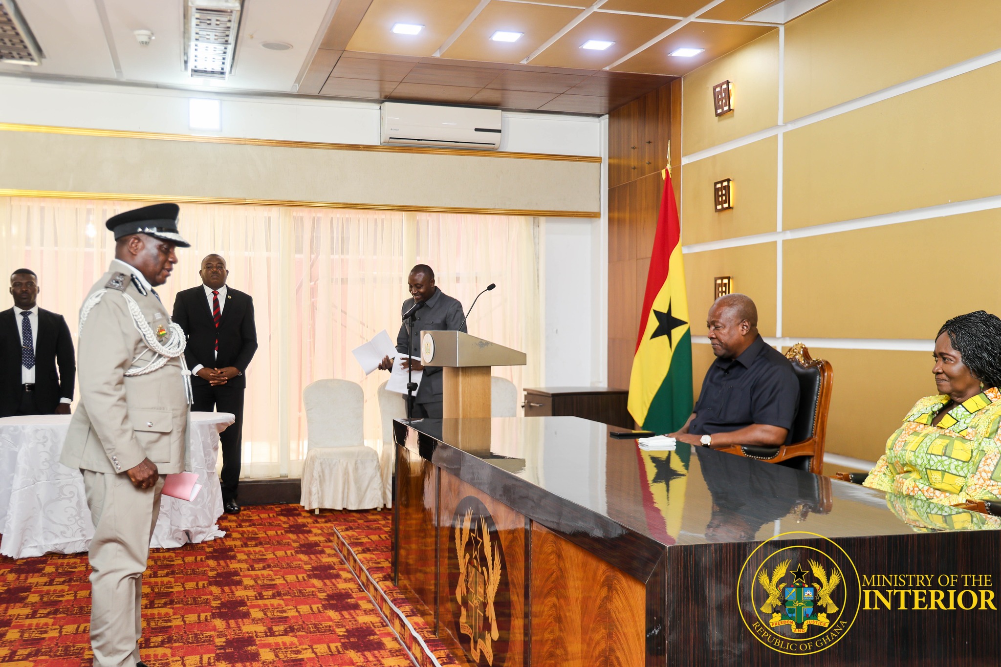 President Mahama swears in new Inspector-General of Police – GH EDUCATE