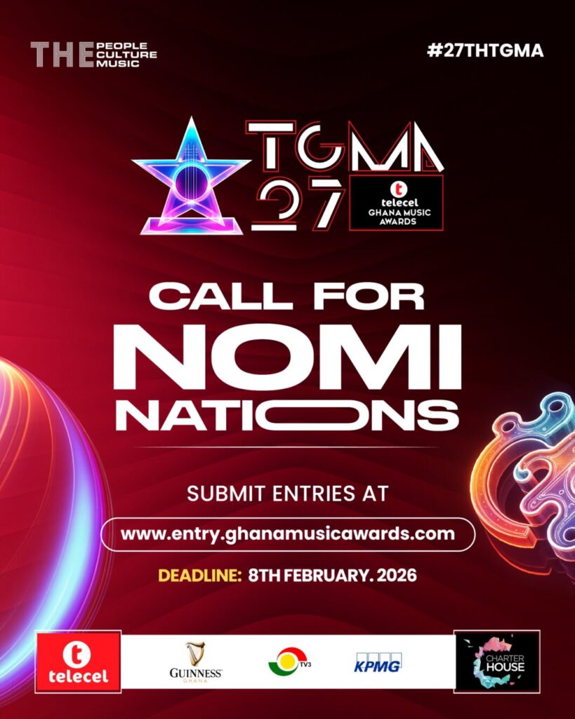 Charterhouse Ghana Opens Nominations for the 27th Telecel Ghana Music ...